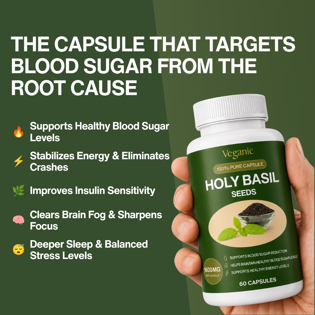 Veganic Holy Basil Seed Capsules